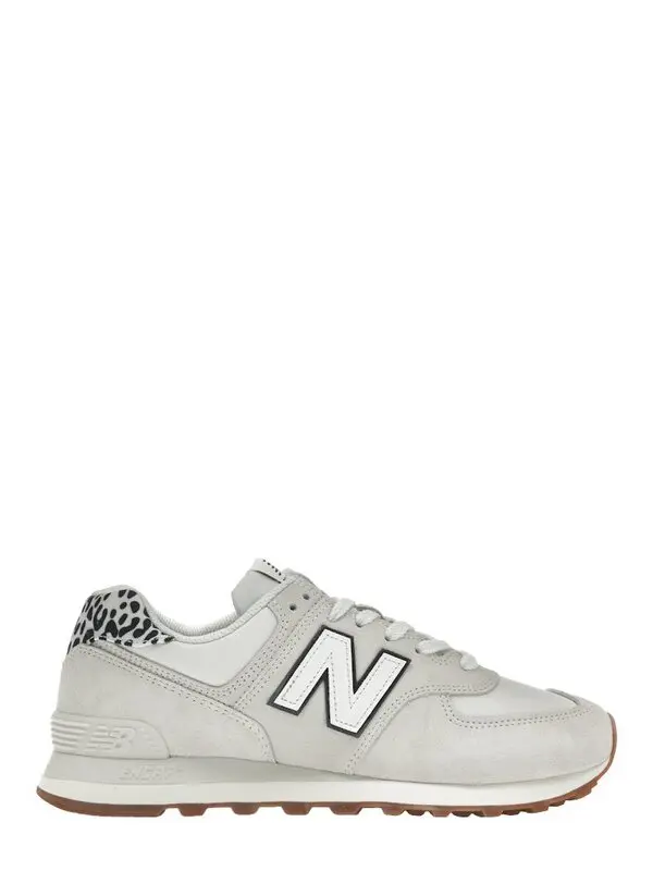 NEW BALANCE 574 Leopard Athletic Sneakers - Reflection/white/black