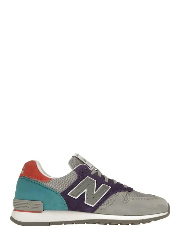 NEW BALANCE 670 City Sunrise Sneakers - Grey/purple/teal