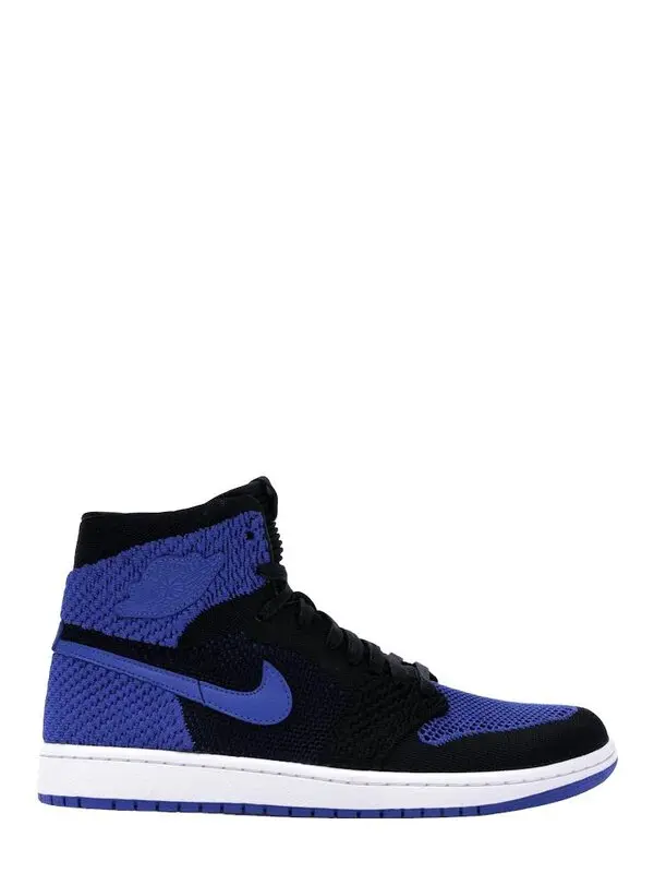 JORDAN 1 Retro High Flyknit Royal - Black/game Royal/white