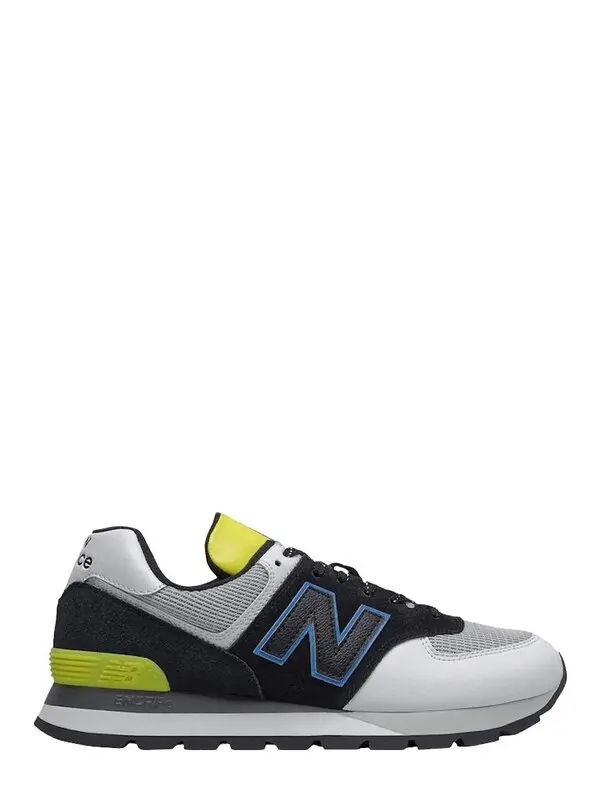 NEW BALANCE 574 Rugged Sneakers - Black/helium