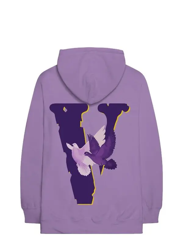 NAV X Vlone Doves Hoodie - Purple