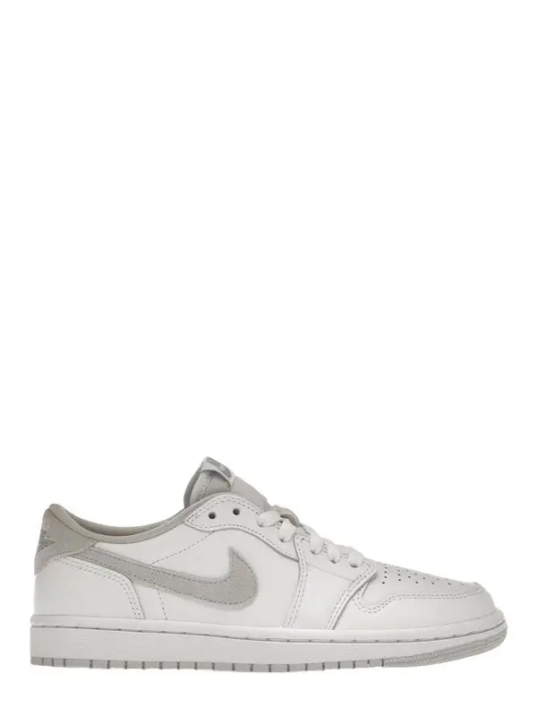 JORDAN 1 Low Og Sneakers - White/neutral Grey