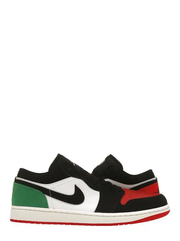 JORDAN 1 Low Quai 54 - White/black/university Red
