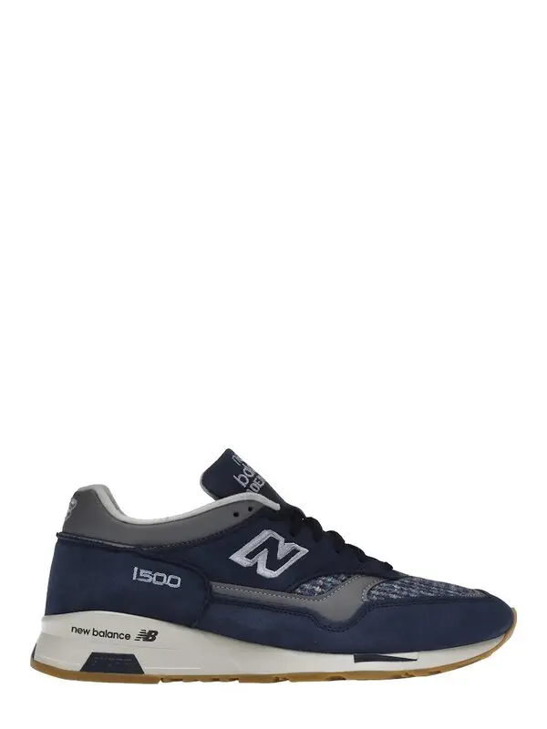NEW BALANCE 1500 Miuk Harris Tweed Sneakers - Navy Blue/grey/cream White