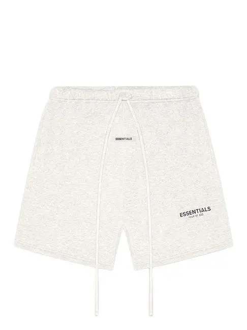 Fear Of God Essentials Fleece Shorts - Oatmeal/oatmeal Heather/light Heather Oatmeal