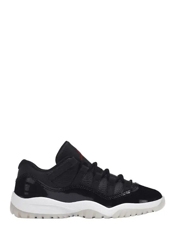 JORDAN 11 Retro Low 72-10 - Black/white/sail