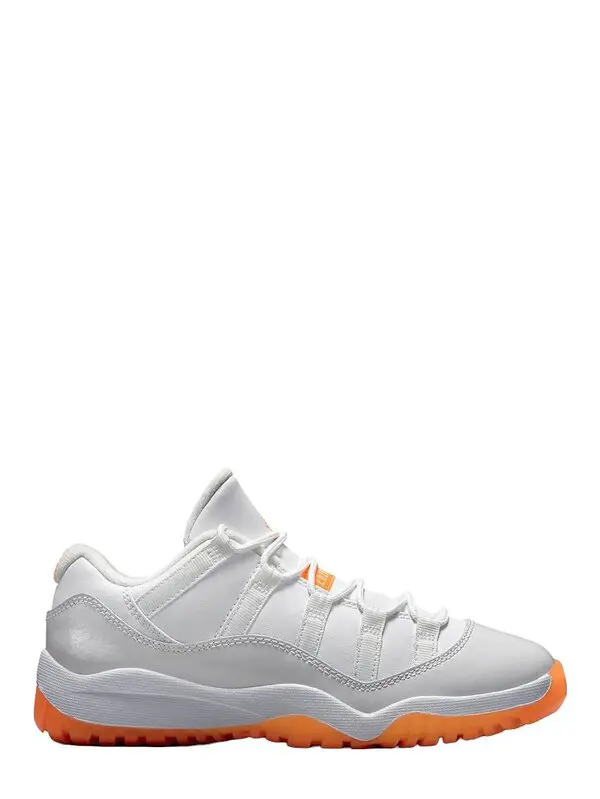JORDAN 11 Retro Low Sneakers - White/citrus