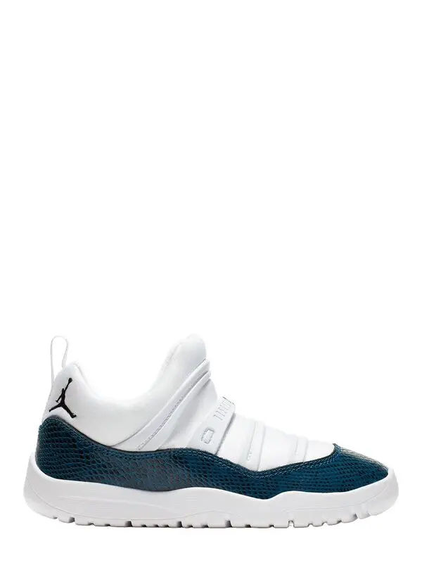 JORDAN 11 Retro Little Flex Sneakers - White/navy Blue/black