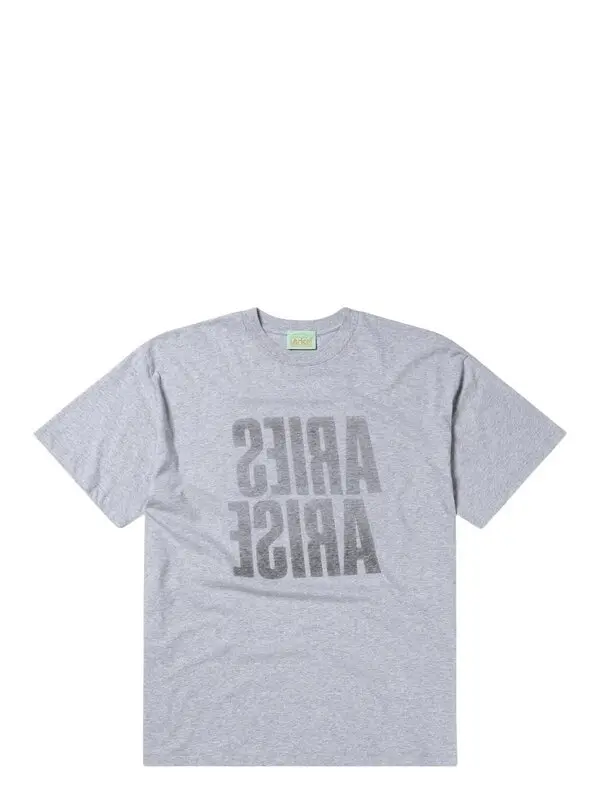 Aries Inside Out Tee Shirt - Grey Marl