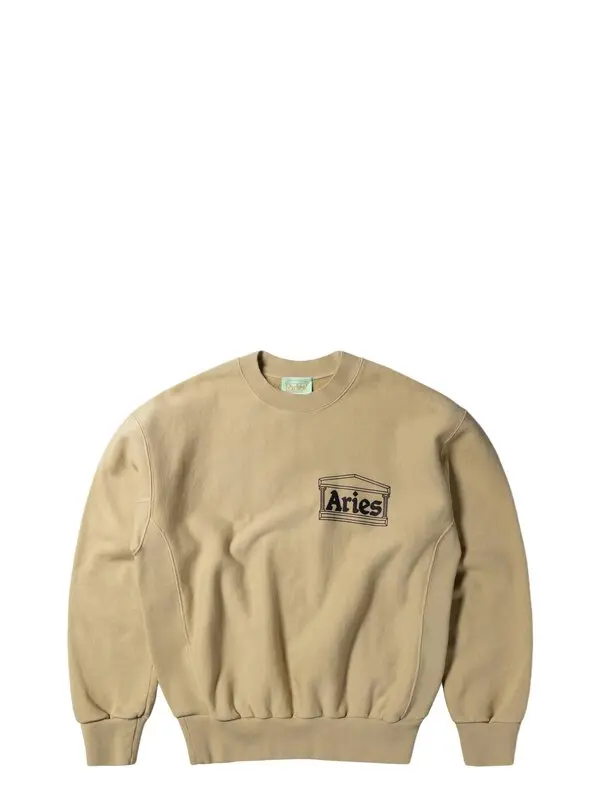 Aries Premium Temple Sweatshirt - Pebble