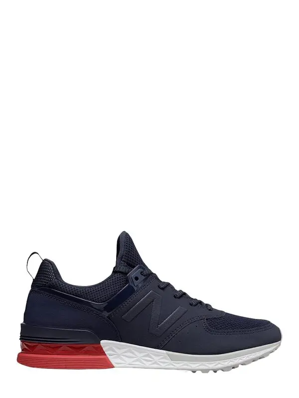NEW BALANCE 574 Sport Sneakers - Navy Blue/red/white
