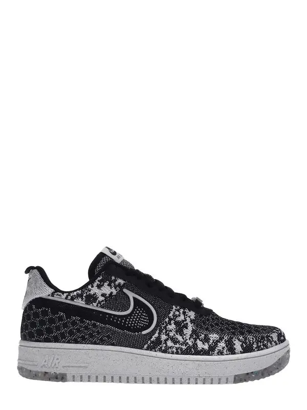 Nike Air Force 1 Low Crater Flyknit Melange - Black/white