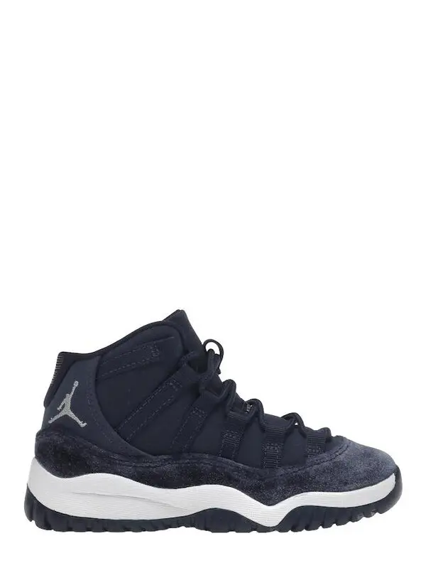 JORDAN 11 Retro Ps - Midnight Navy Blue/metallic Silver/white