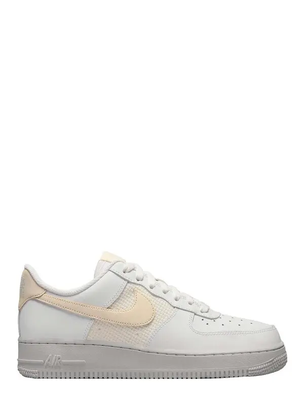 Nike Air Force 1 Low Essential Cross Stitch Sneakers - Summit White/fossil