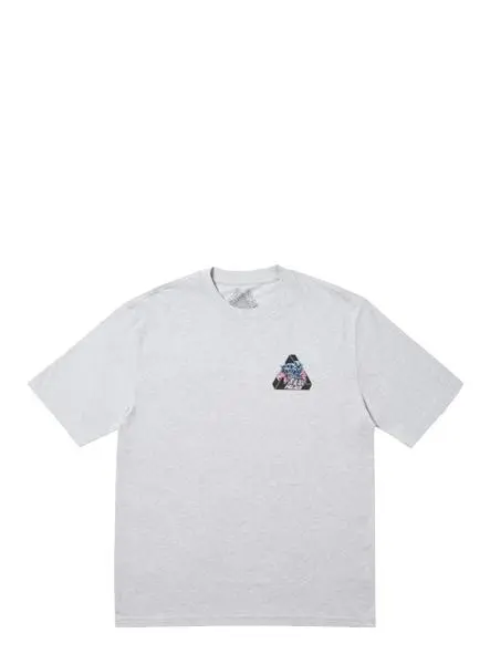 PALACE Ripped T-shirt - Grey Marl