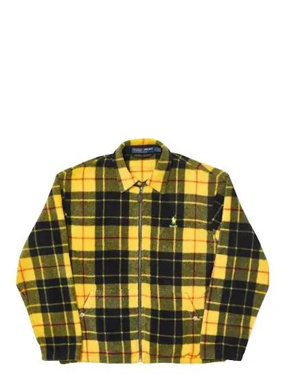 PALACE Ralph Lauren Polar Fleece Harrington - Yellow Plaid
