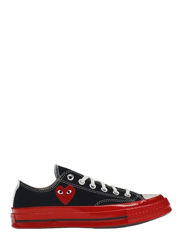 CONVERSE Chuck Taylor All Star '70 Ox Comme Des Garcons Play Midsole - Black/red/egret
