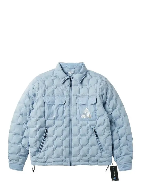 PALACE Pertex Work Down Jacket - Dusty Blue