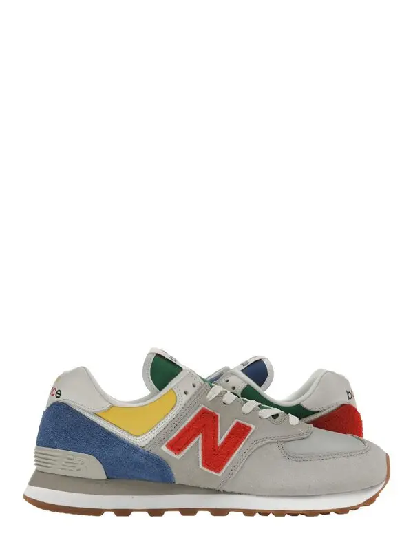 NEW BALANCE 574 Staudin Sneakers - Rain Cloud/team Red