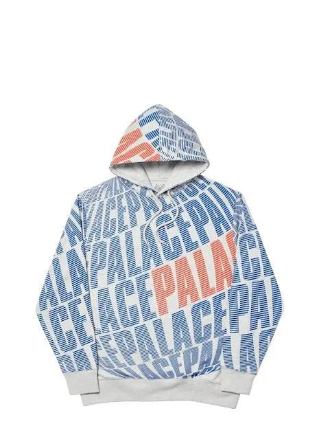 PALACE Planet Hood - Grey Marl