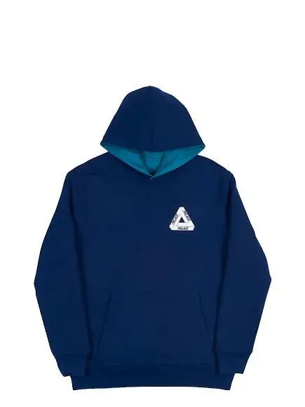 PALACE Reverso Hood - Navy Blue/teal