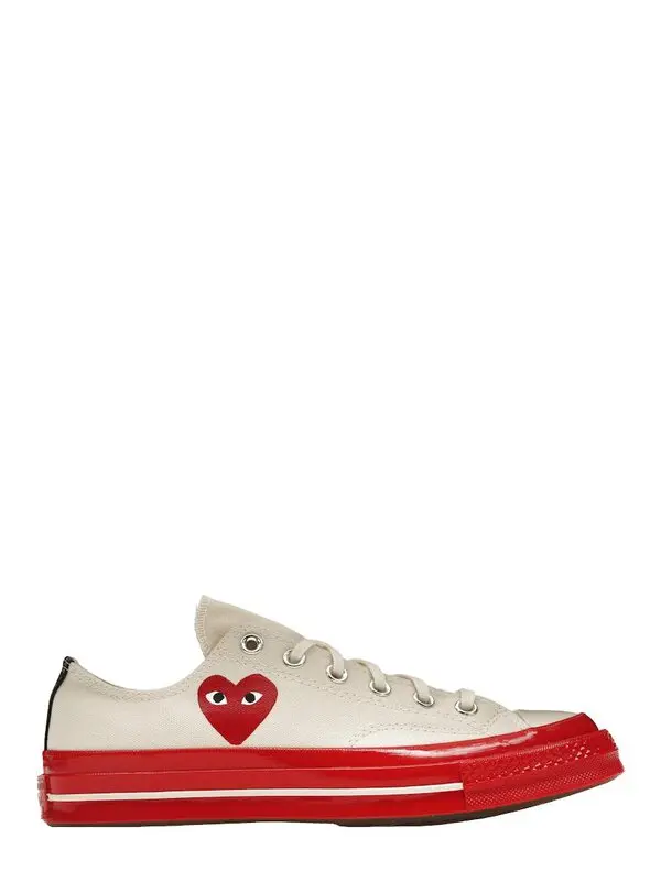 CONVERSE Chuck Taylor All Star 70 Ox Comme Des Garcons Play - Pristine/red/egret