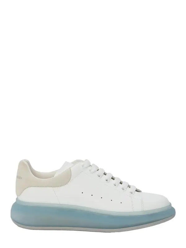 Alexander McQueen Oversized Sole Sneakers - White/blue