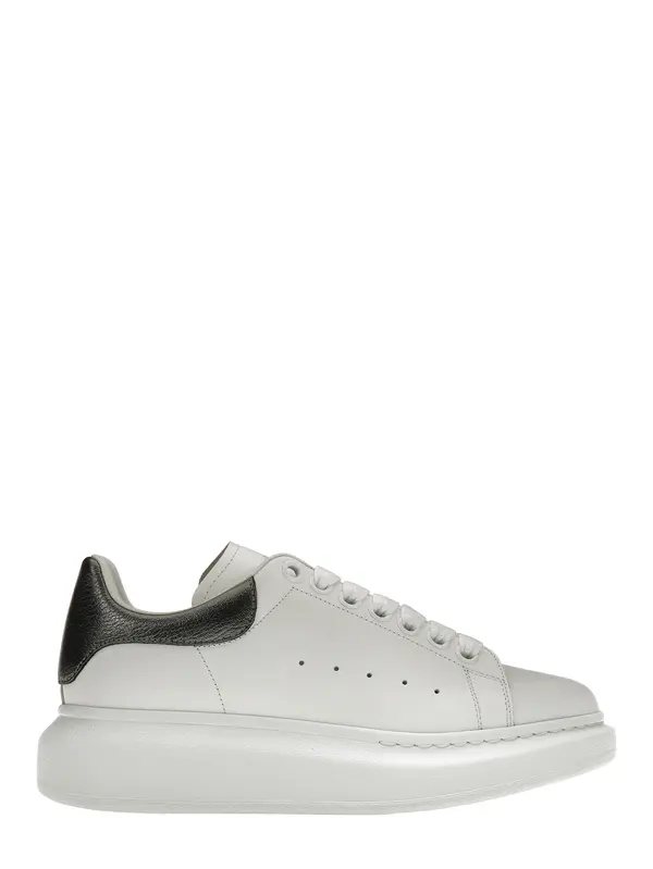 Alexander McQueen Oversized Sneakers - White/metallic