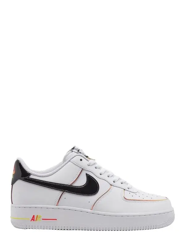 Nike Air Force 1 Low Fresh Sneakers - White/black/bright Crimson