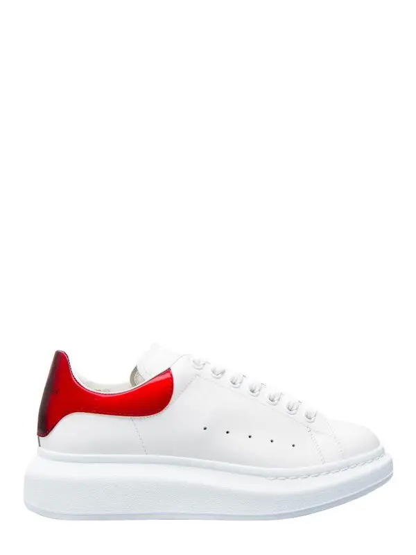 Alexander McQueen Oversized Sneakers - White/red