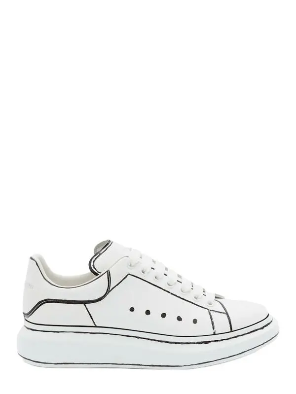 Alexander McQueen Oversized Sneakers - White/black