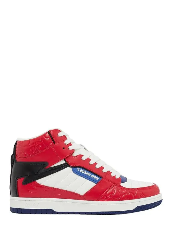 BAPE Sta 88 Mid Sneakers - Red/white/blue