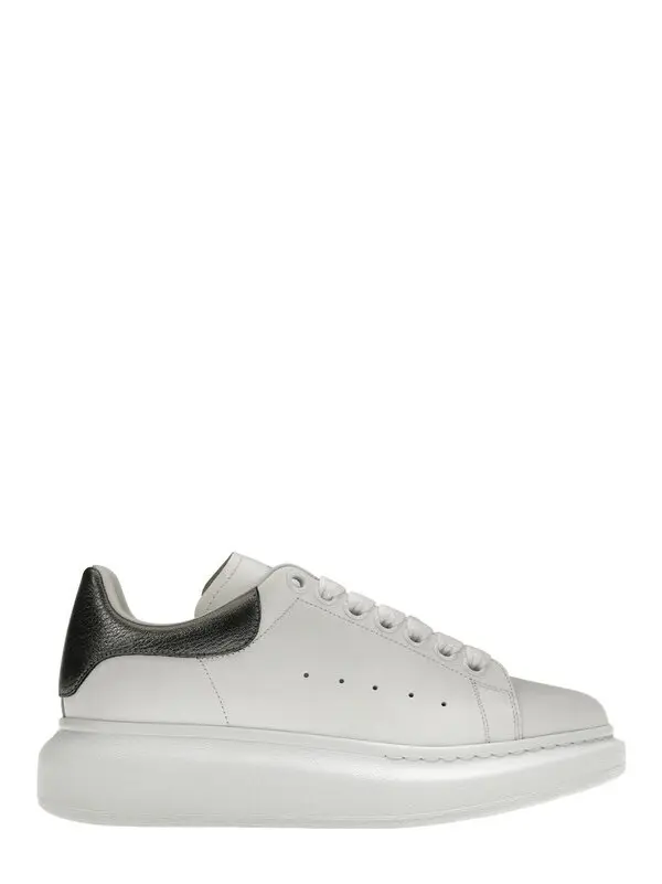 Alexander McQueen Oversized Sneakers - White Metallic