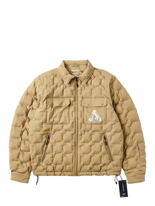 PALACE Pertex Work Down Jacket - Tan