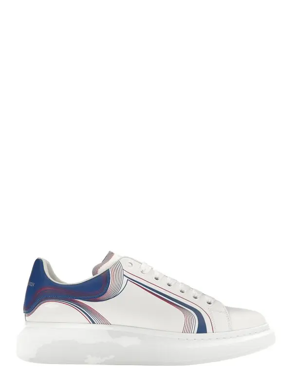 Alexander McQueen Oversized Sneakers - White/galactic Blue