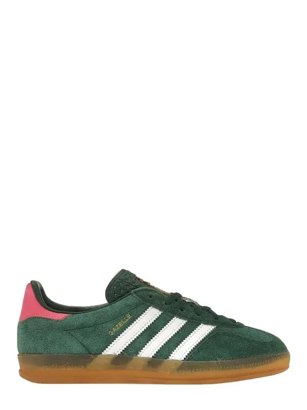 Adidas Gazelle Indoor Sneakers - Collegiate Green/footwear White/lucid Pink