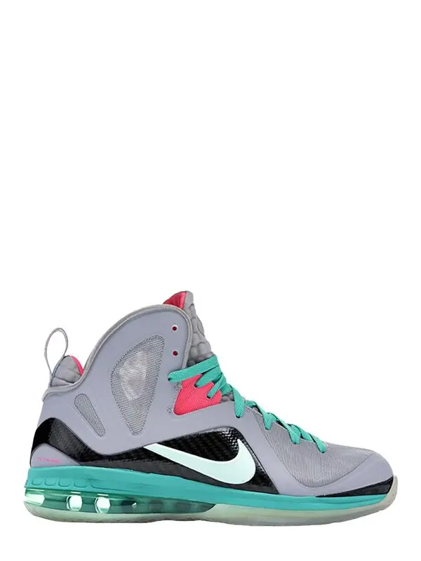 Nike Lebron Ps Elite South Beach Sneakers - Wolf Grey/mint Candy/new Green