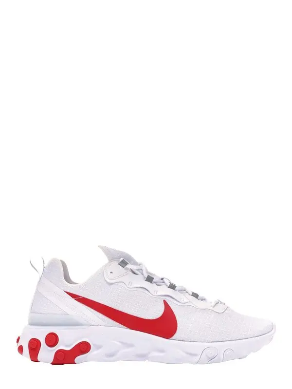 Nike React Element 55 Sneakers - White/university Red