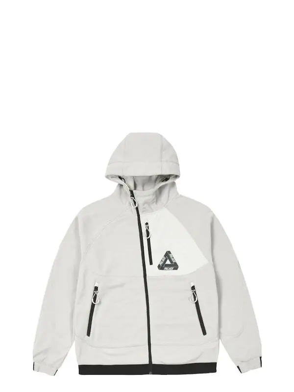 PALACE Polar Fleece Asymmetric Jacket - Stone