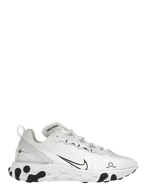 Nike React Element 55 Sneakers - White/black