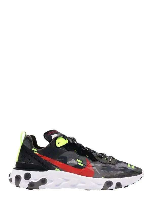 Nike React Element 87 - Medium Olive/black/volt