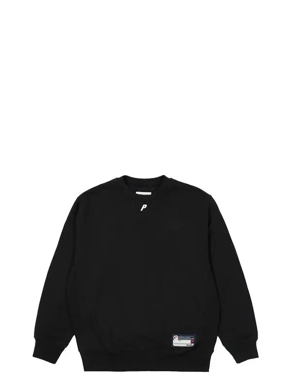 PALACE P Neck Crew - Black