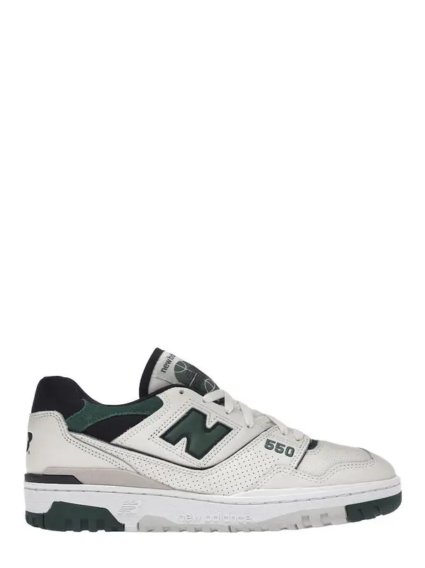 NEW BALANCE 550 Sneakers - Sea Salt/pine Green/black