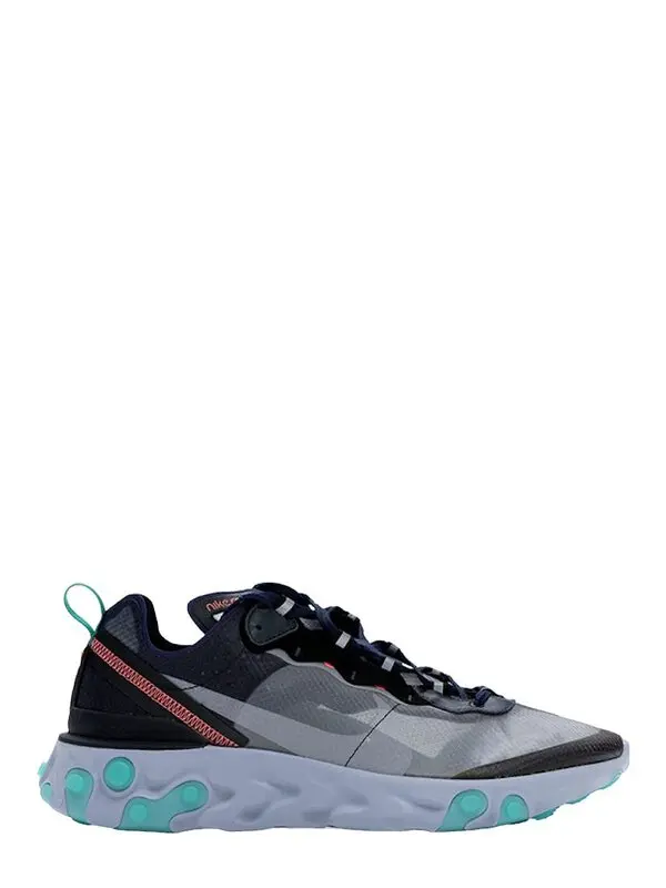 Nike React Element 87 Sneakers - Black/midnight Navy Blue/neptune Green