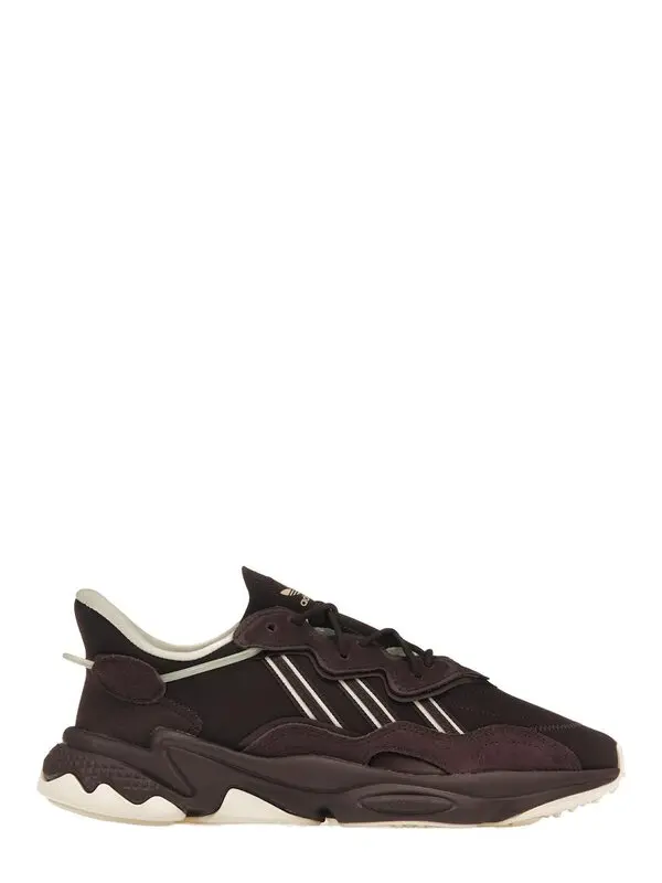 Adidas Ozweego Lace Up Sneakers - Shadow Maroon/ecru Tint/cream White