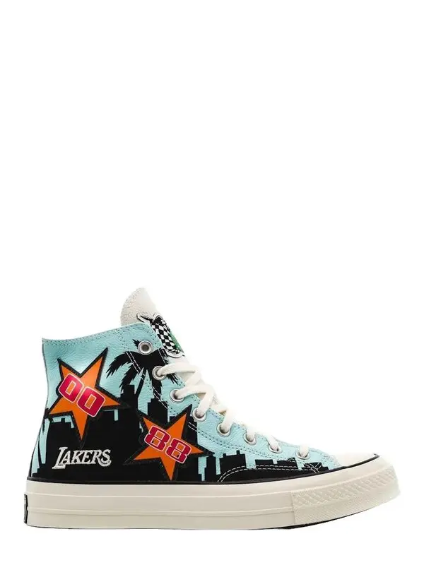 CONVERSE Chuck Taylor All Star 70 Hi Chinatown Market Nba Los Angeles Lakers - Sky Blue/black/gold