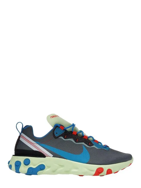 Nike React Element 55 Sneakers - Volt/dark Grey/photo Blue