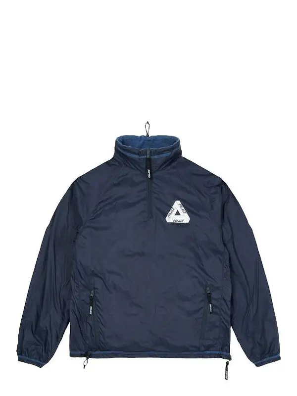PALACE Polar Grid Reverse Jacket - Navy Blue