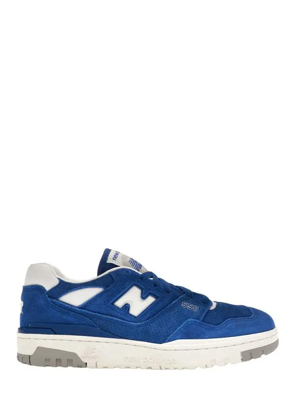 NEW BALANCE 550 Suede Sneakers - Team Royal/white/concrete