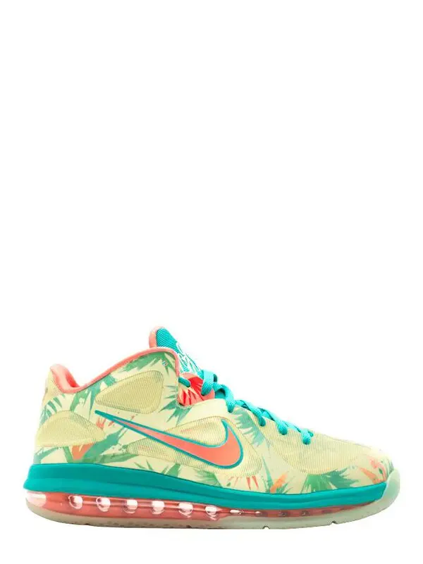 Nike Lebron 9 Low Sneakers - Yellow/teal/floridian